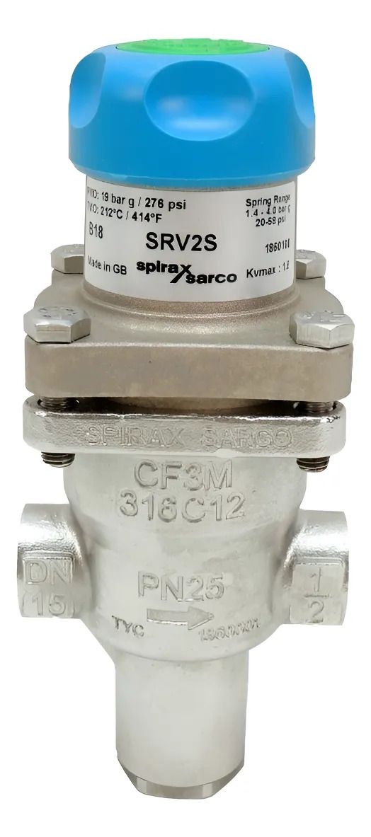 Válvula Redutora de Pressão Spirax Sarco SRV2S 1/2 Inox PN25 ...